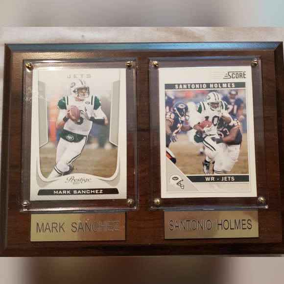 Toys | Mark Sanchez And Santonio Holmes Baseball Cards | Poshmark